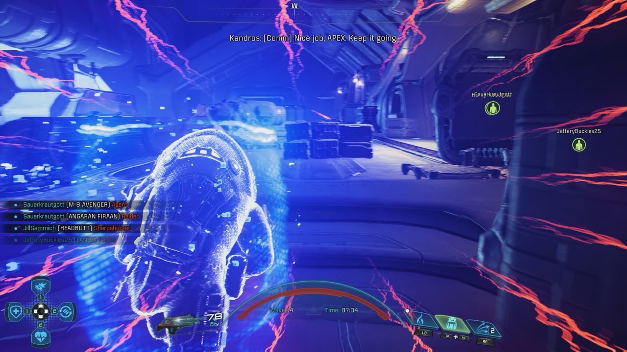 Mass Effect Andromeda Multiplayer Krogan Mercenary Engineer gameplay 2K ...