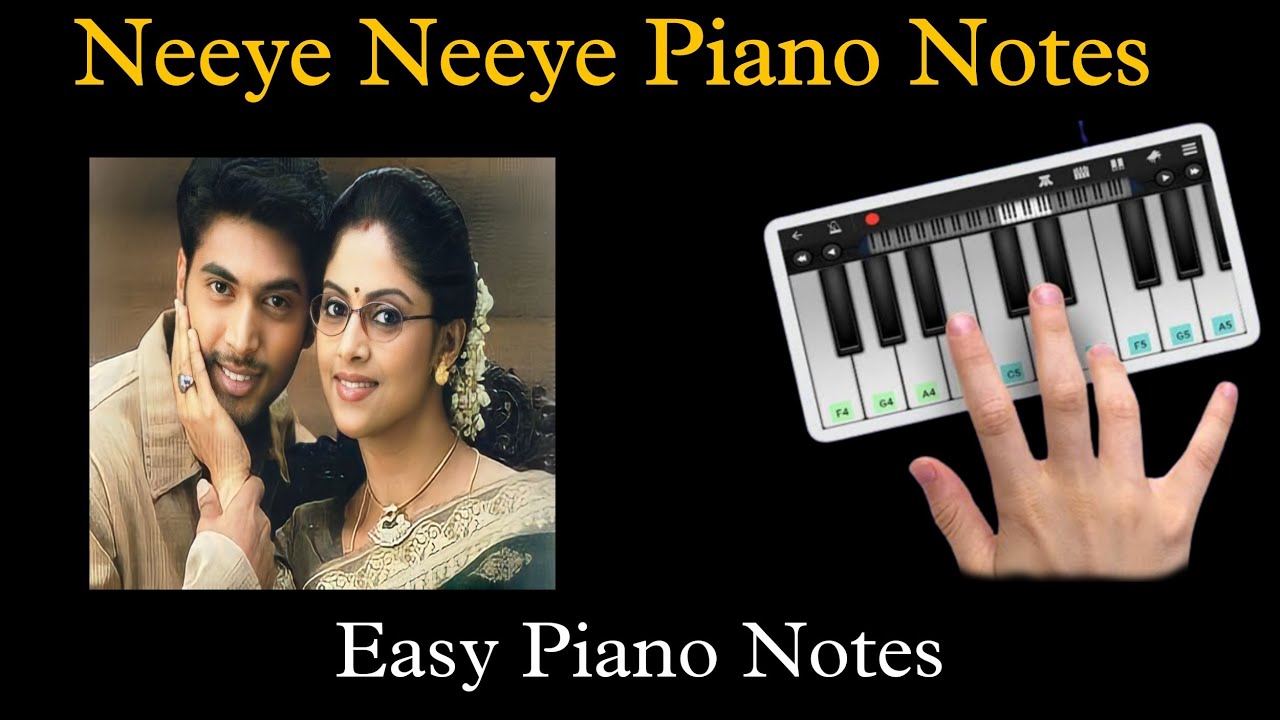 Neeye Neeye | M. Kumaran S/O Mahalakshmi | Easy Piano Tutorial | - YouTube