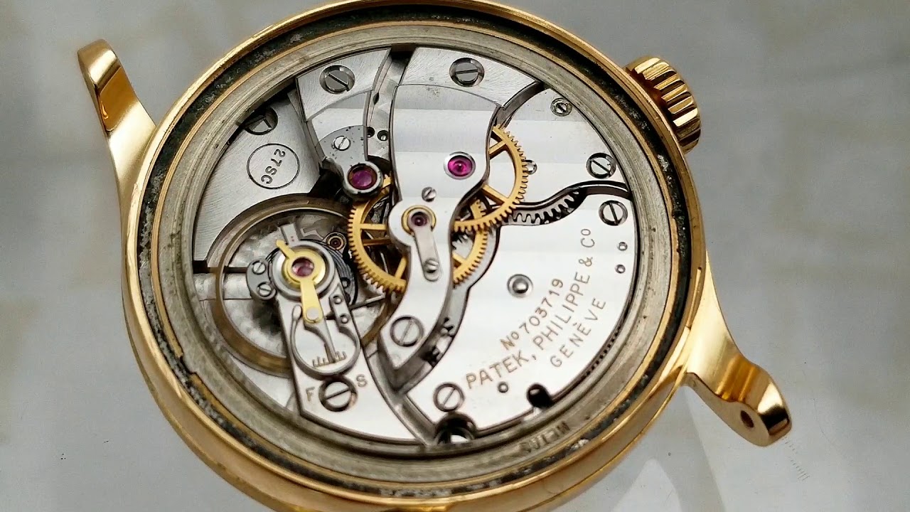 1960's Vintage Patek Philippe cal. 27-SC Movement - YouTube