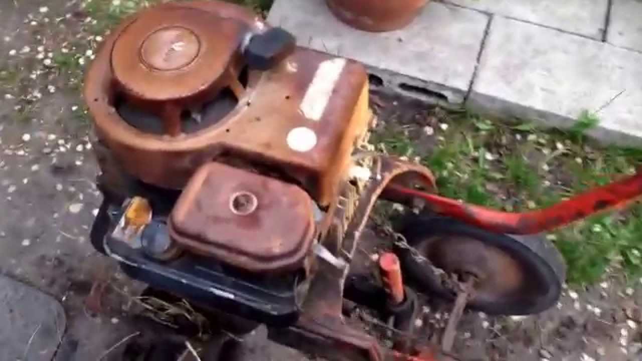 Old David Bradley Roto-Spader up and runnning again! - YouTube