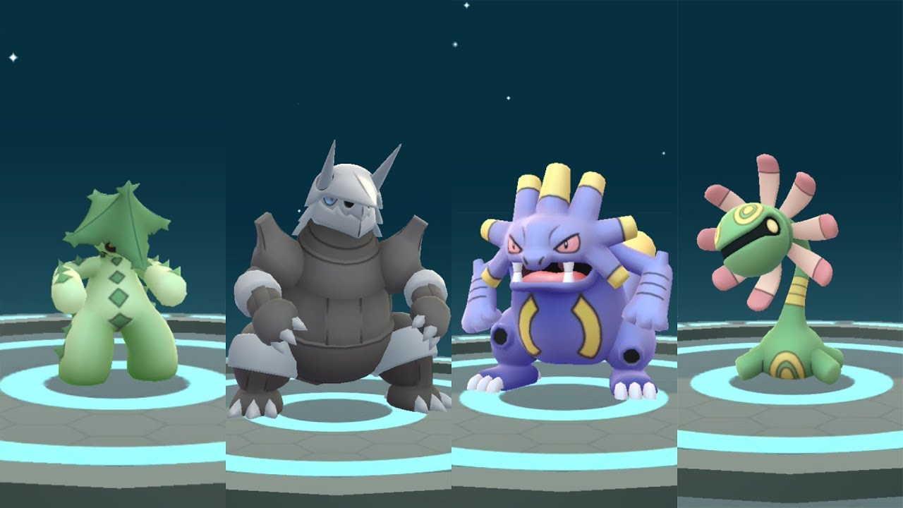 Evolution Pokémon Go Gen 3: Cacturne, Aggron, Exploud, Cradily, Armaldo ...
