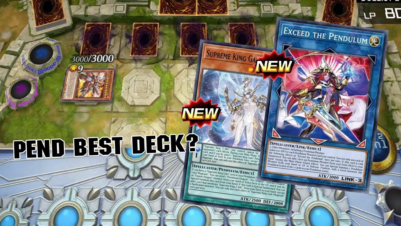 New Pendulum Support Is Here! Is It Top TIer? Yugioh Master Duel - YouTube
