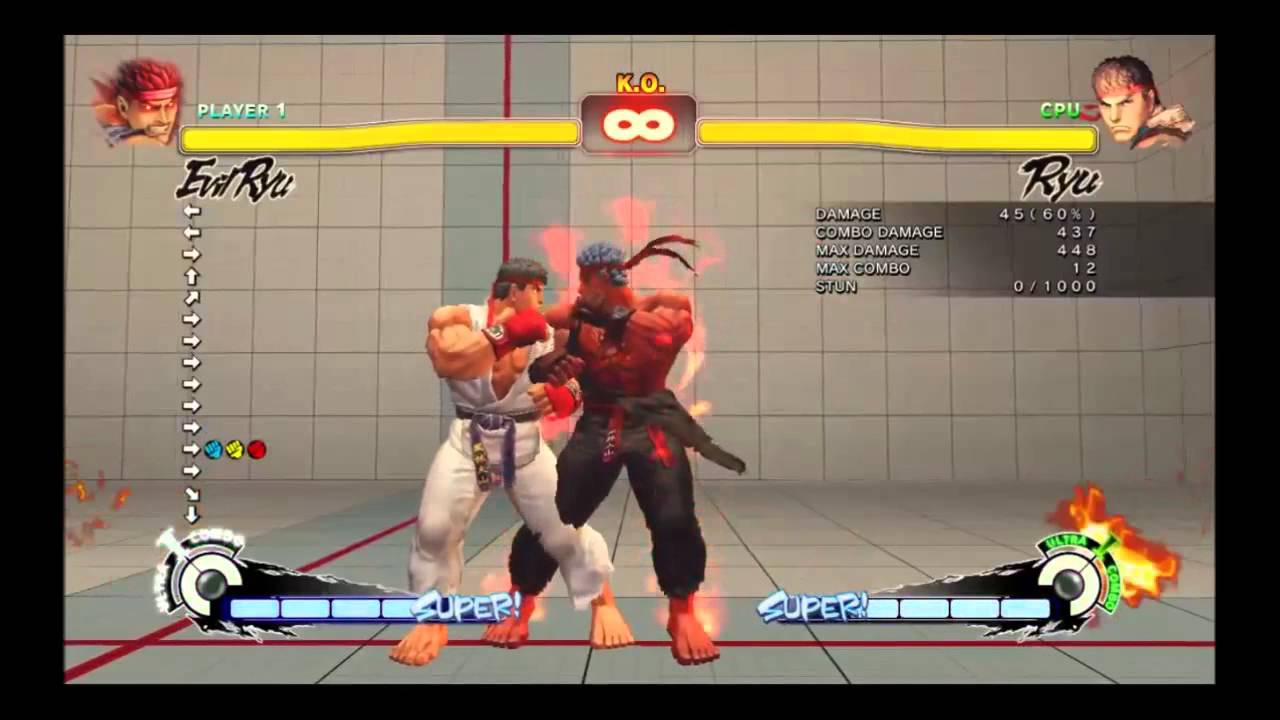 USF4: Assorted E.Ryu tech - YouTube