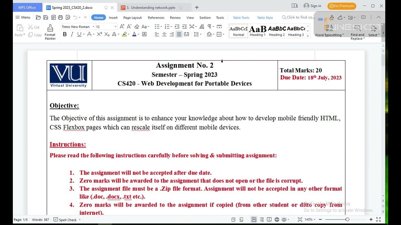 CS420 Assignment 2 Spring 2023 - YouTube