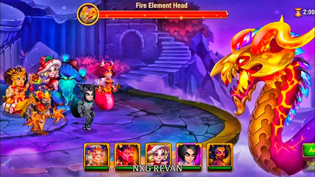 Best Troops#Darkness Element head#Fire Element head#Hero wars - YouTube