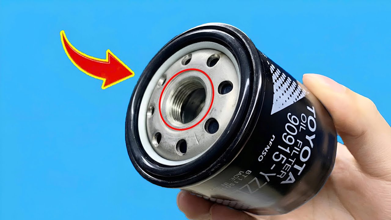 Once you learn this secret, you will never throw away the Oil Filters ...