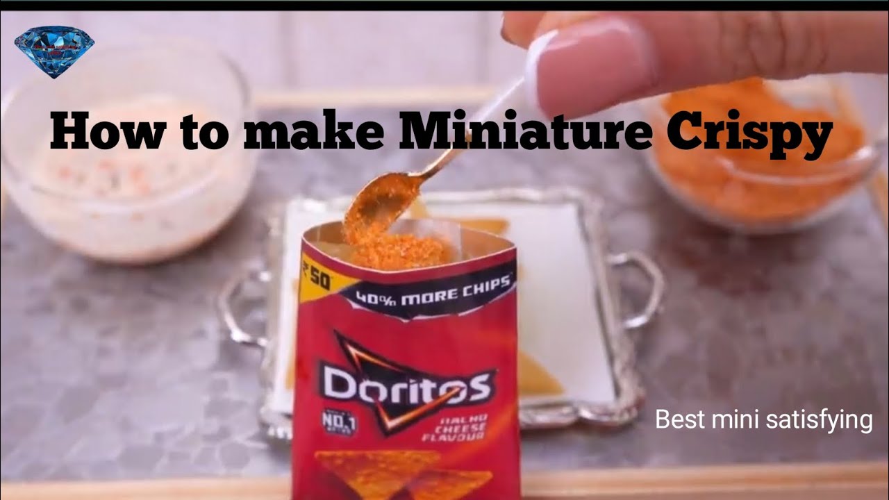 How to make Miniature Crispy Doritos Chips Recipe.Asmr cooking.#video # ...