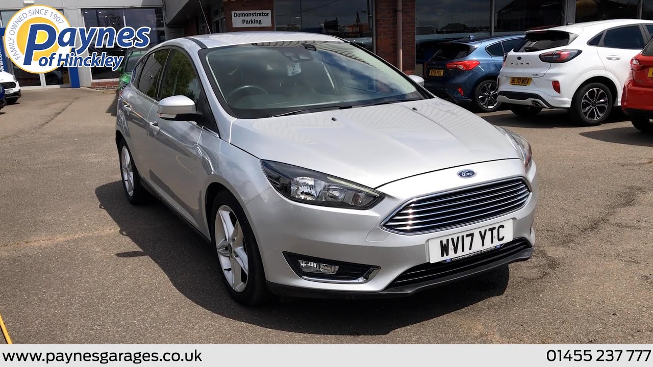 Ford Focus Titanium 5 Door 1.0 EcoBoost 125ps in Moondust Silver at ...