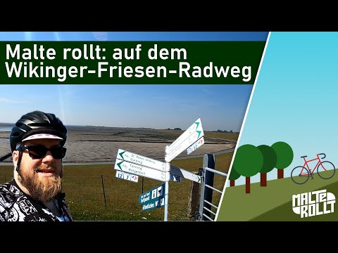 Malte rollt: auf dem Wikinger-Friesen-Radweg | TAG 3 Friedrichstadt - St. Peter Ording - Husum