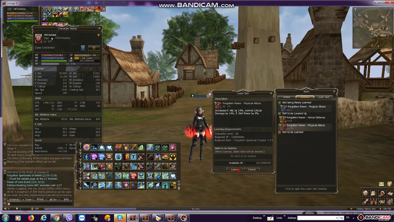 Lineage 2 Chronos New Skill +30 - YouTube