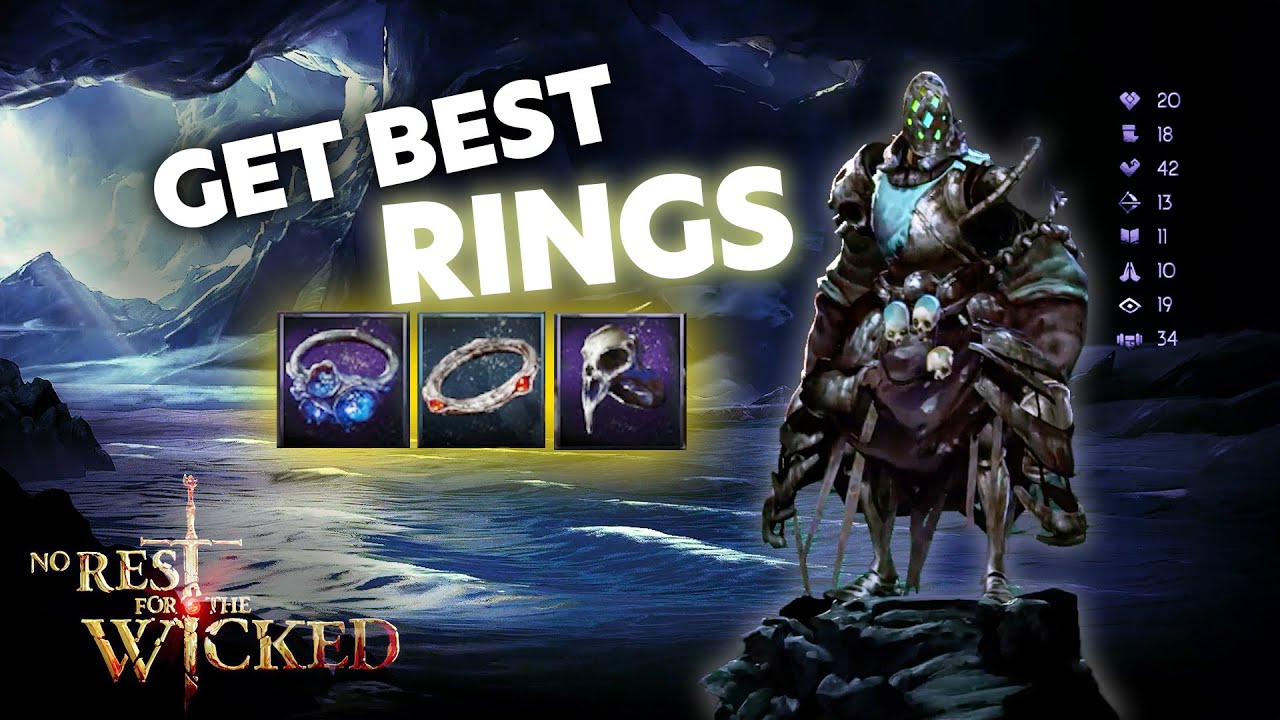 How to get the BEST RINGS in No Rest For The Wicked! / Rings Farming ...