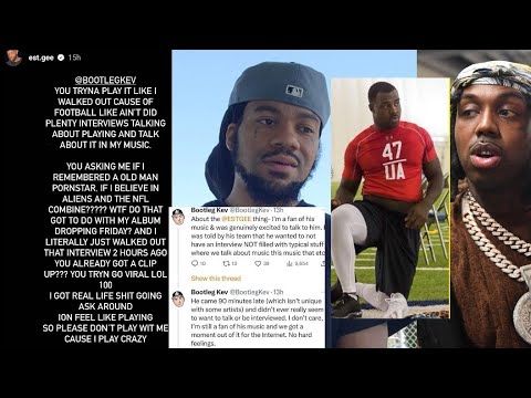 Est Gee Exposed As A Fake Gangsta By Fans After Walking Out Interview ...