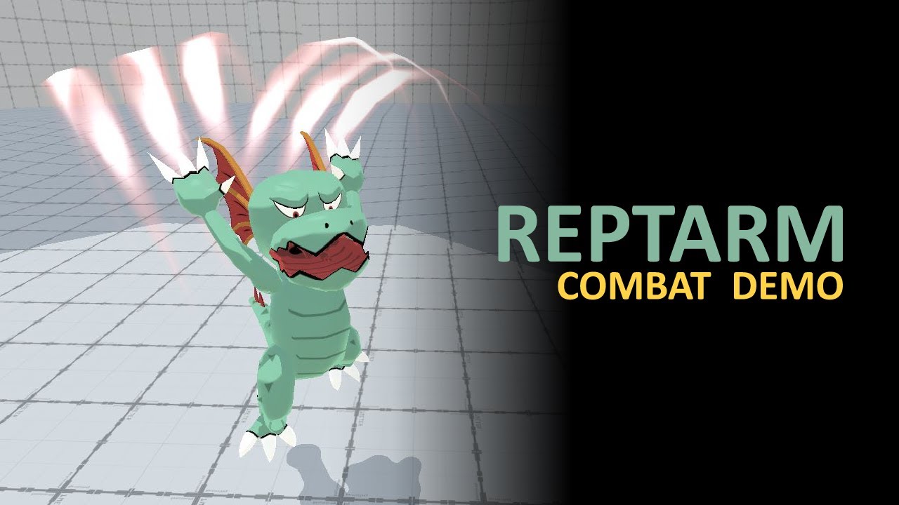 Lacrune - Reptarm Combat Demo - #04 🦎🔥 - YouTube