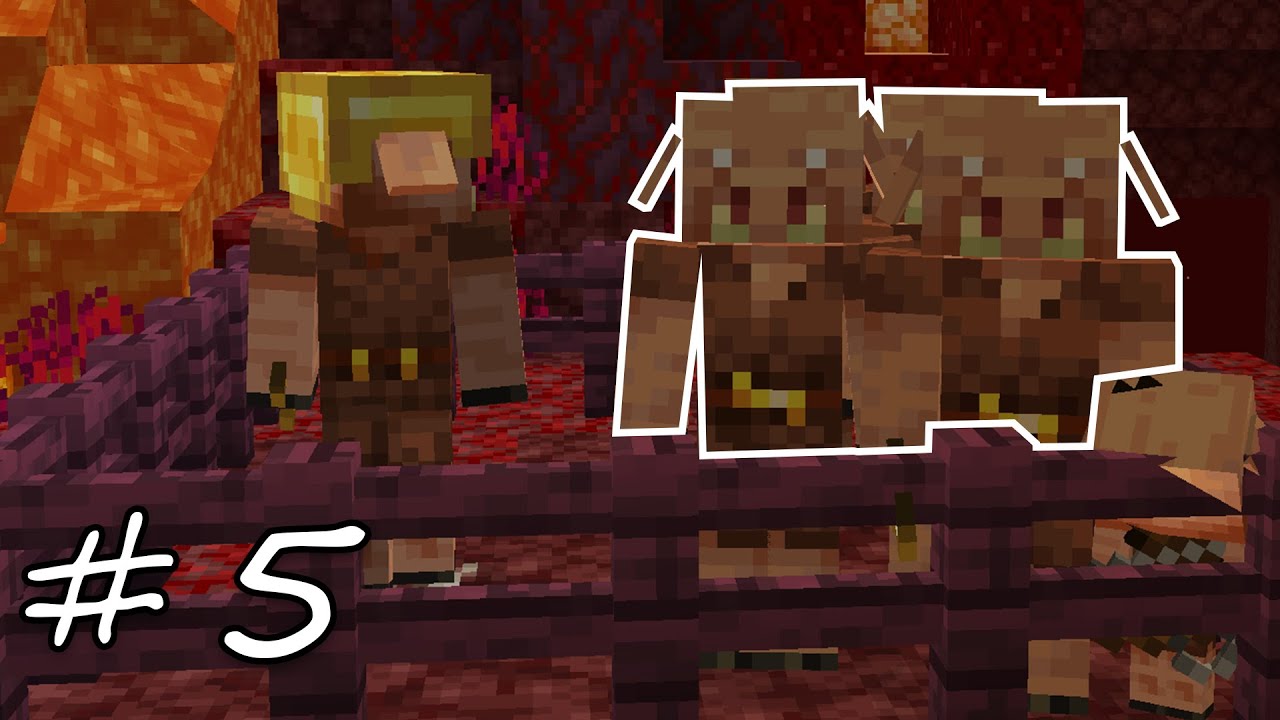 PIGLIN Trading FARM - Minecraft 1.16 Let's play #5 - YouTube