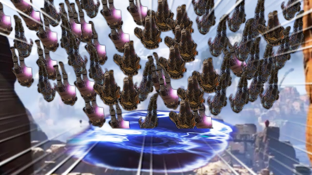 60 PLAYERS RUSH THE *NEW* PORTAL! - Apex Legends New Voidwalker Event ...