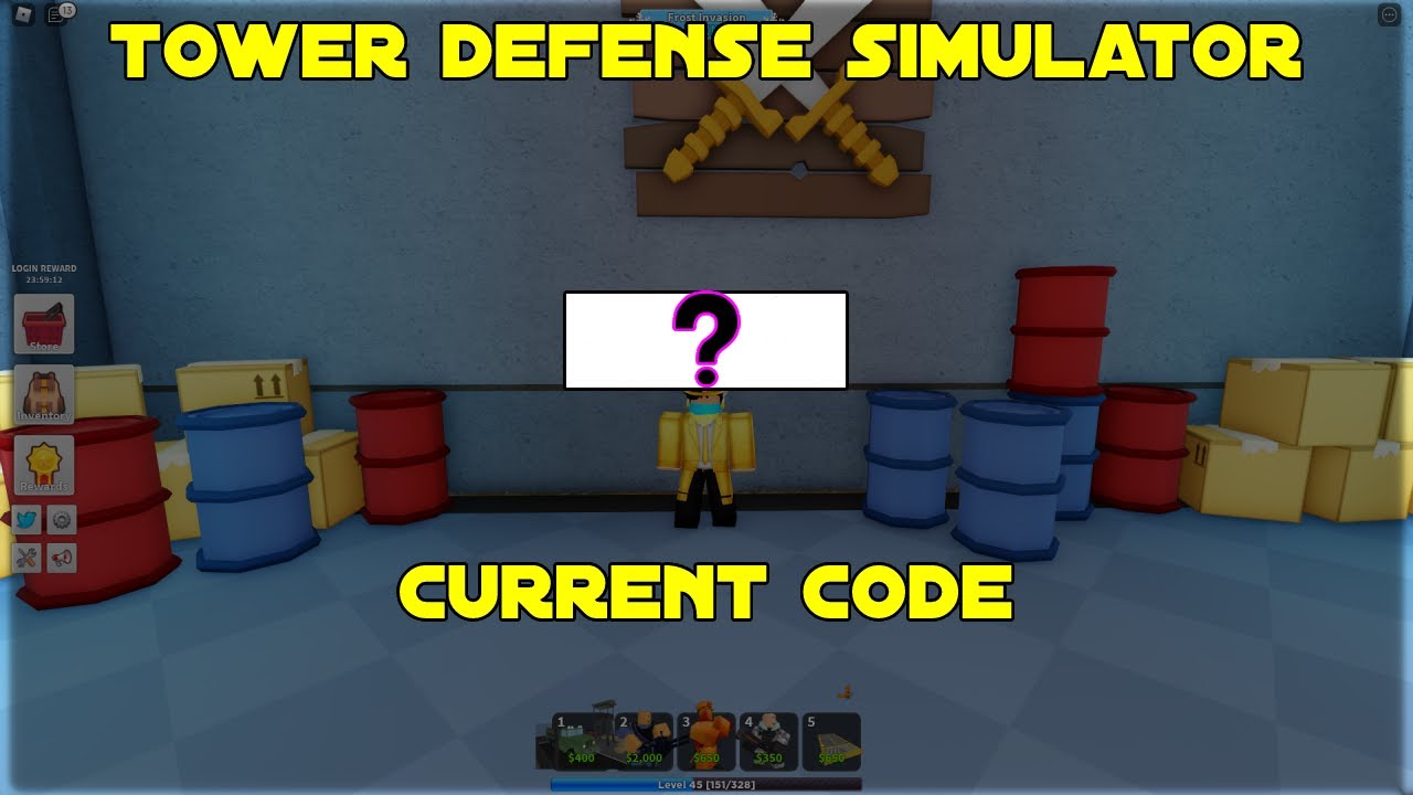 The Current Roblox Tower Defense Simulator Code! [Working June 2021 ...