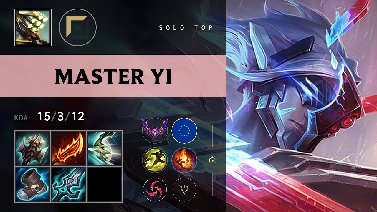 Master Yi Top vs Rakan - EUW Master Patch 26.11 - YouTube