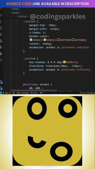 Circles Css Animation Html Css Shortsfeed Codingshorts Html Shorts Youtube