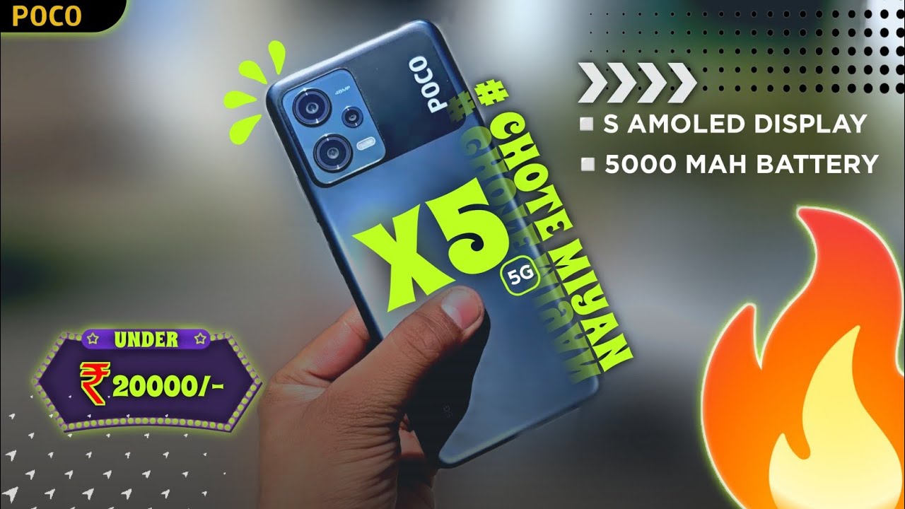 POCO X5 5G🔥/BEST PHONE UNDER 20K/IN 2023 - YouTube