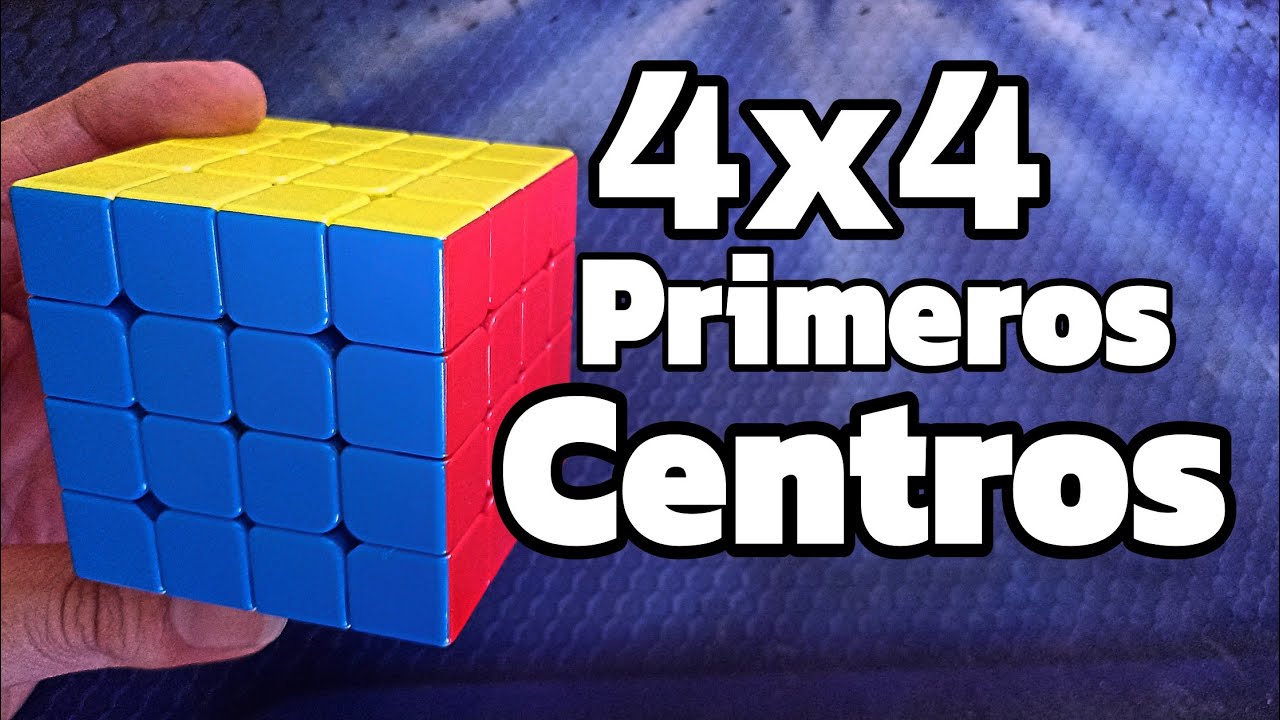 Resuelve Dos Primeros CENTROS del Cubo 4x4 - YouTube