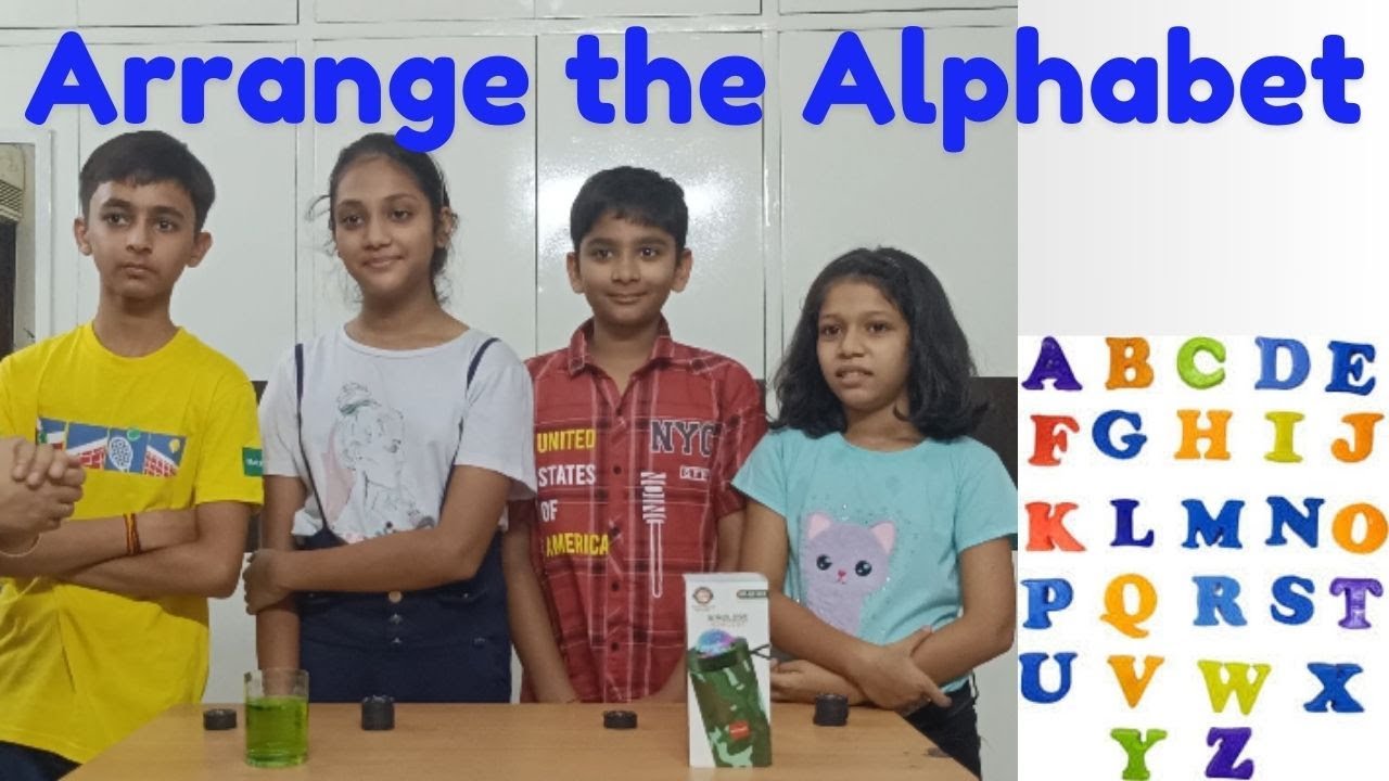 Arrange the Alphabet Challenge - YouTube