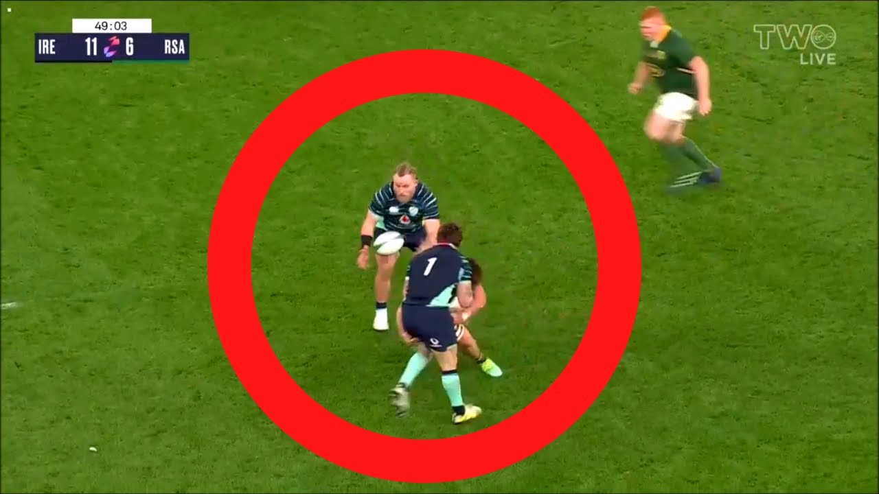 Ireland Forward Pass Try vs South Africa | Ireland production cuts it ...