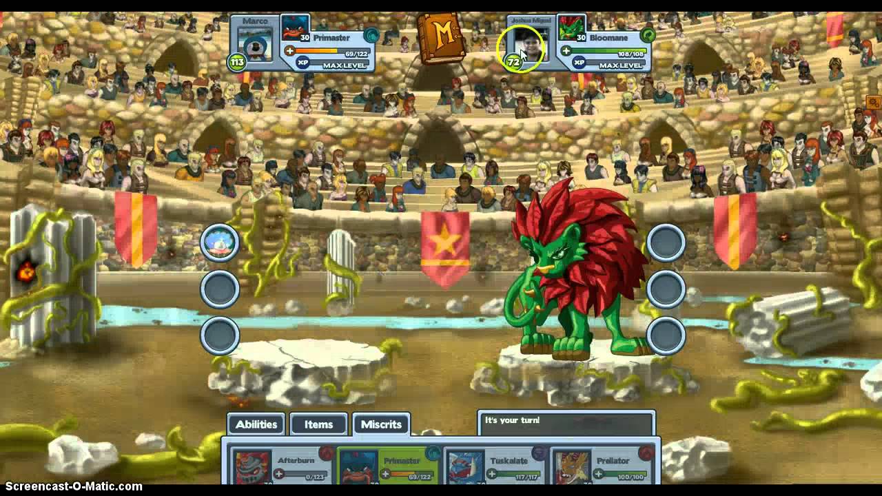 Miscrits of Sunfall Kingdom Simple Battle - YouTube