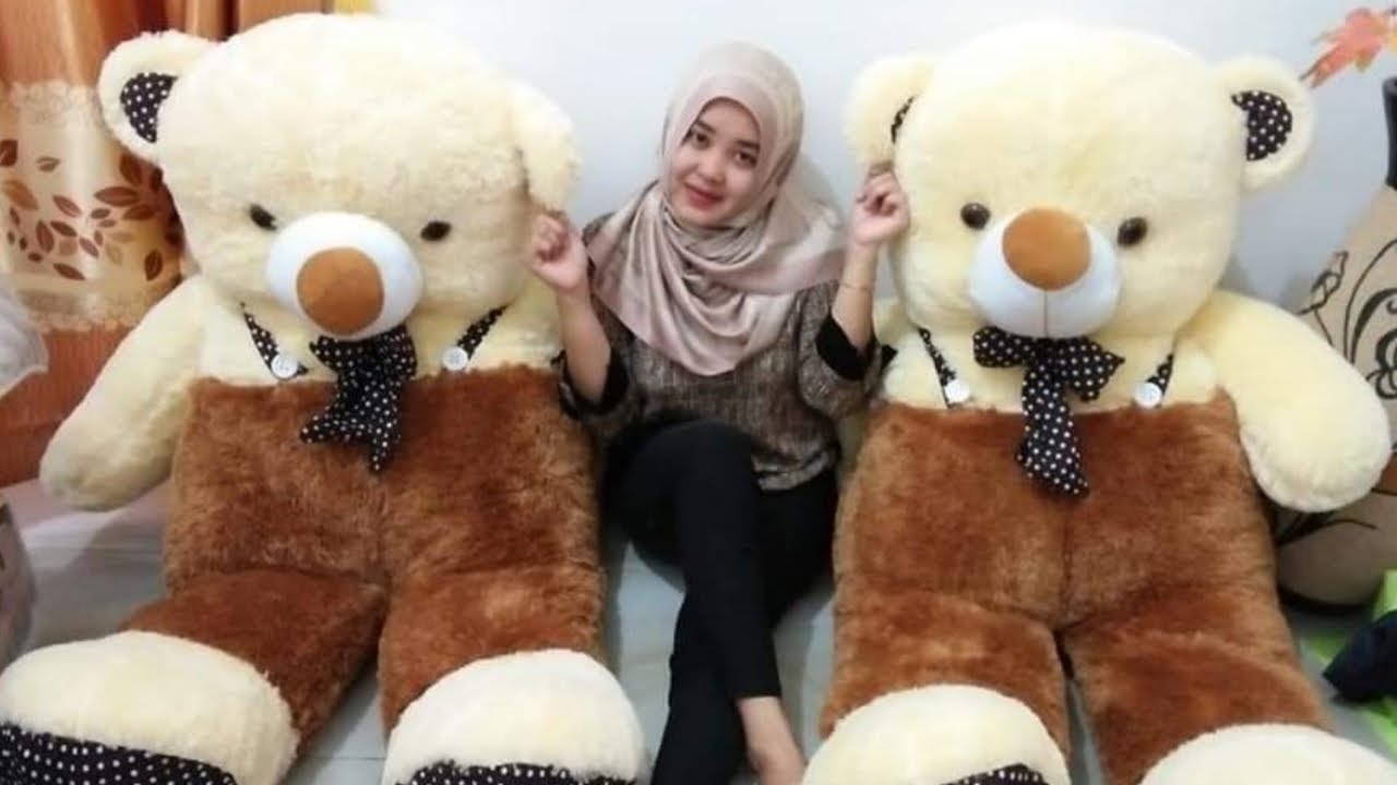 Teddy Bear Jojon Giant / Boneka Koe - YouTube
