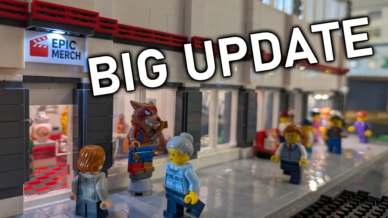 Massive LEGO Cinema Progress - Bricks, Minifigs & Lights! - YouTube