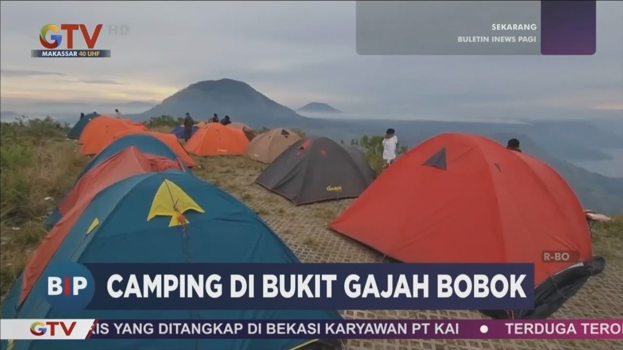 Indahnya Pemandangan Area Camping Ground Bukit Gajah Bobok di Kabupaten Karo, Sumut - BIP 15/08 ...