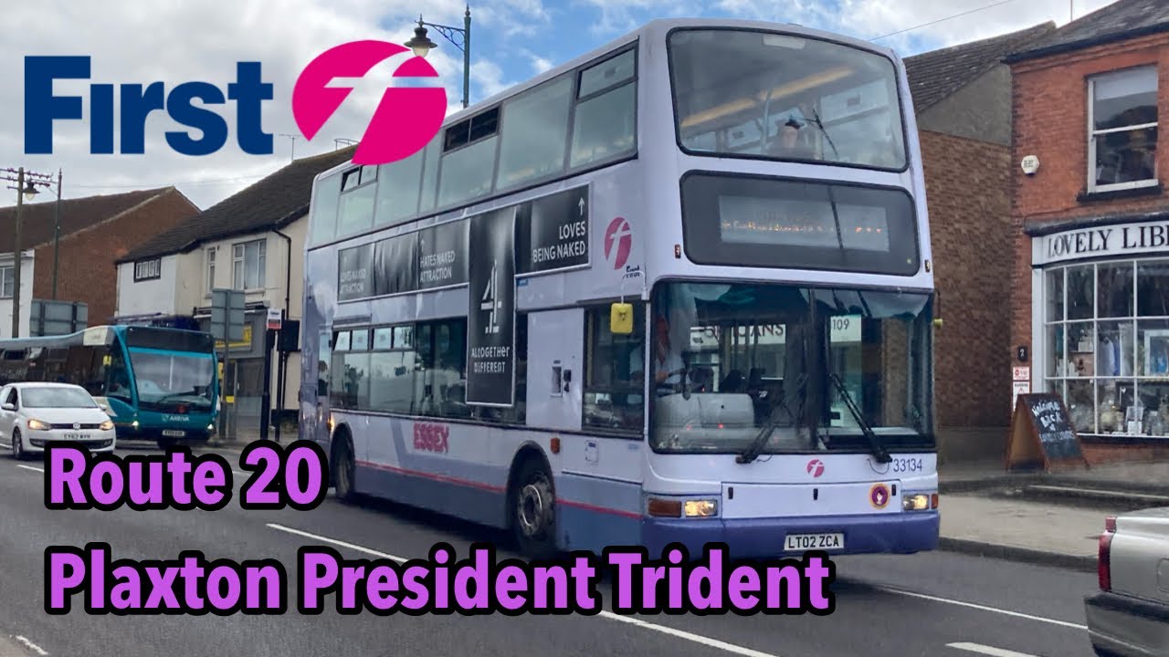 *KICKDOWN* First Essex Plaxton President Trident LT02 ZCA 33134 On ...