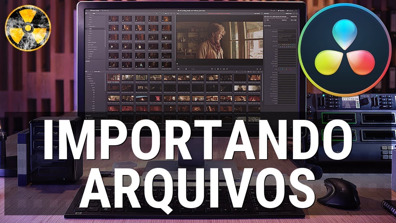 Davinci Resolve Tutorial: Importando Arquivos (vídeo, áudio, imagens) - YouTube