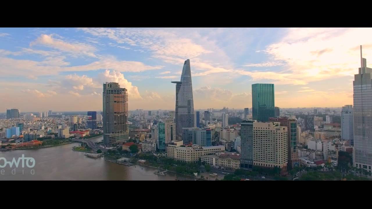 Saigon Ho Chi Minh City from above - Aerial view - YouTube