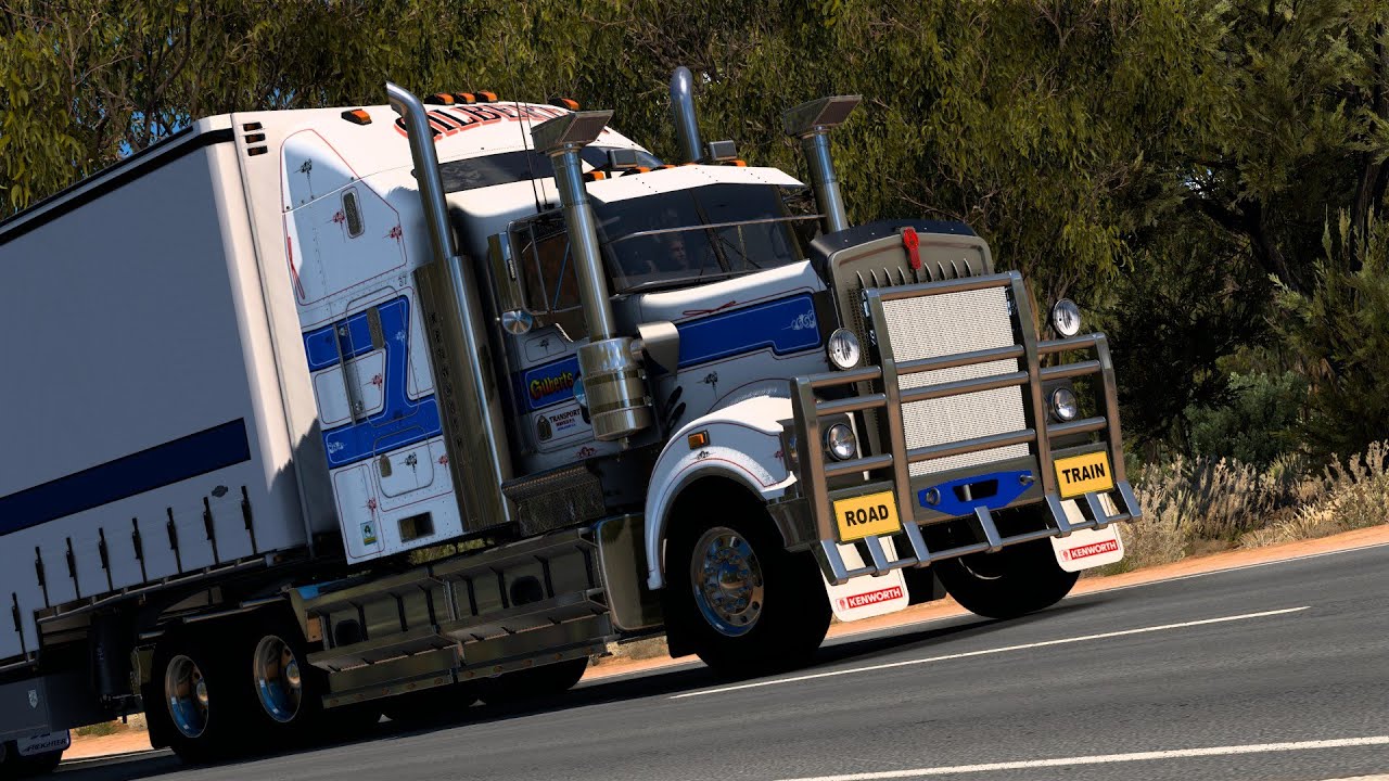 ATS Project Straylia - Gilberts Transport Kenworth T908 Road Train ...