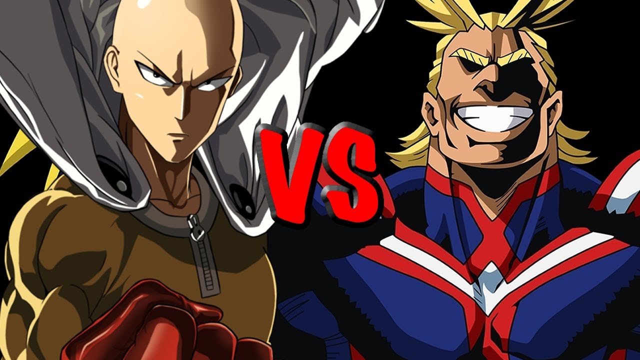 Saitama vs All Might | Source Rap Battle - YouTube