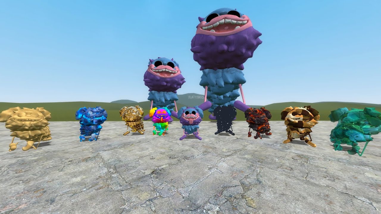 PJ PUG A PILLAR ALL SKINS In Garry's Mod! PoppyPlaytime Chapter 2 - YouTube