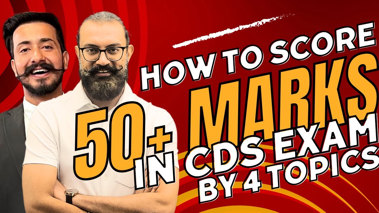 How to Score 50+ Marks in CDS exam ? Super strategy by Anuj Sir ...
