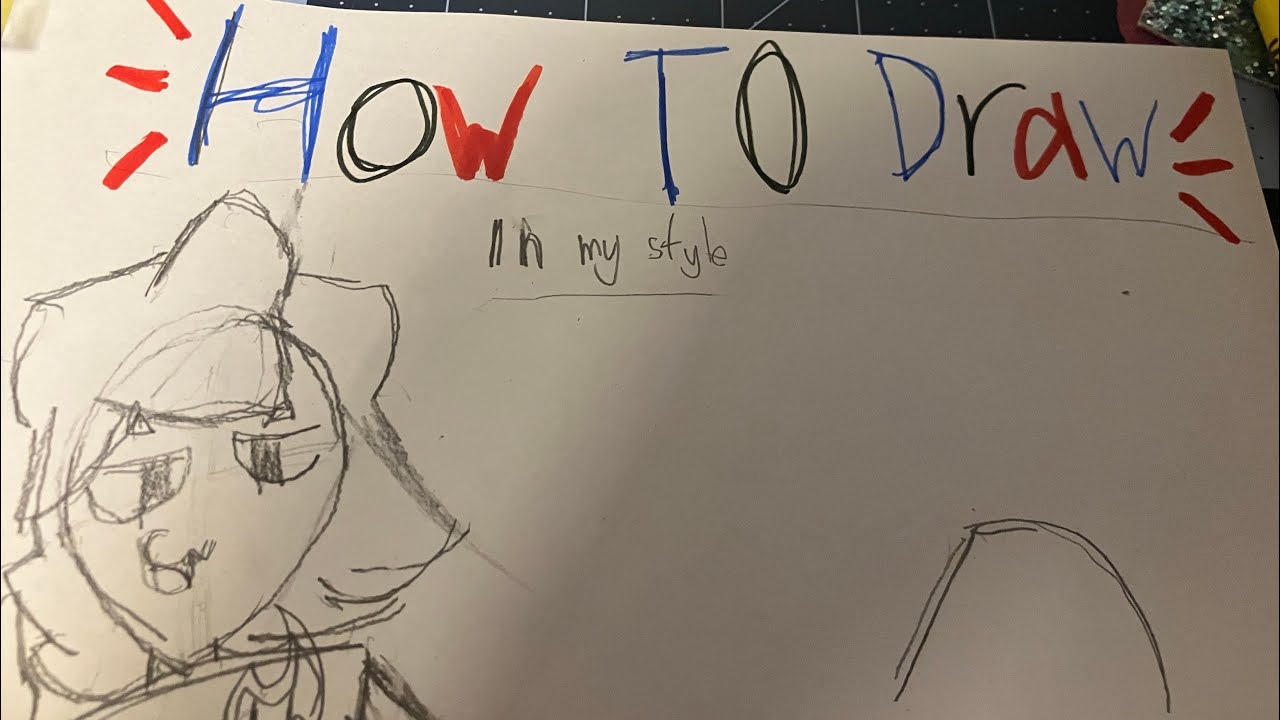 How To Draw In My Style! - YouTube