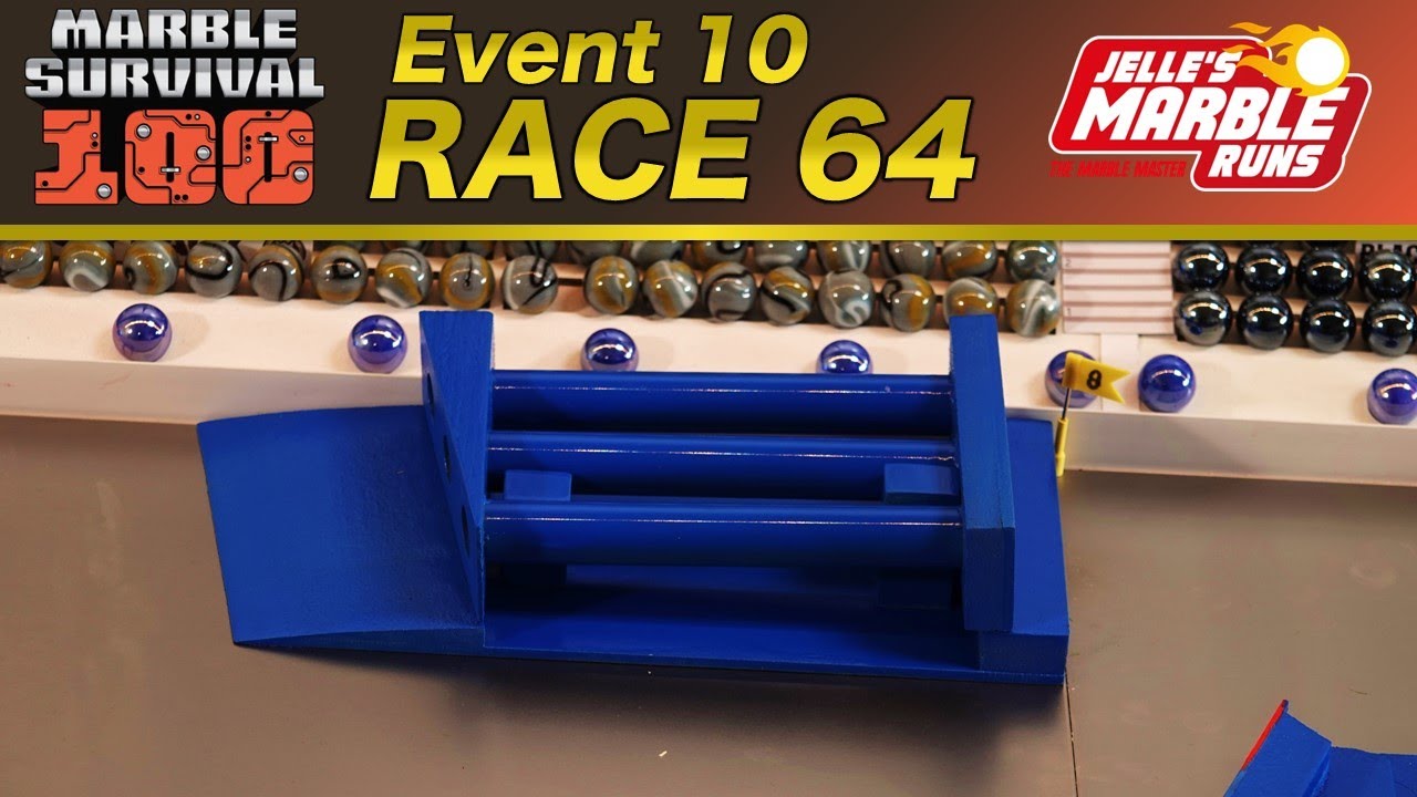 Marble Race: Marble Survival 100 - Race 64 NEW TRAP! - YouTube
