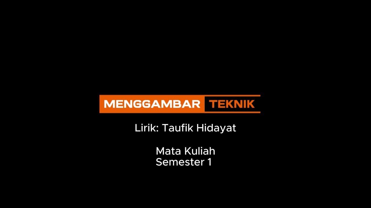 Menggambar Teknik MV - Teknik Perkapalan ITK - YouTube