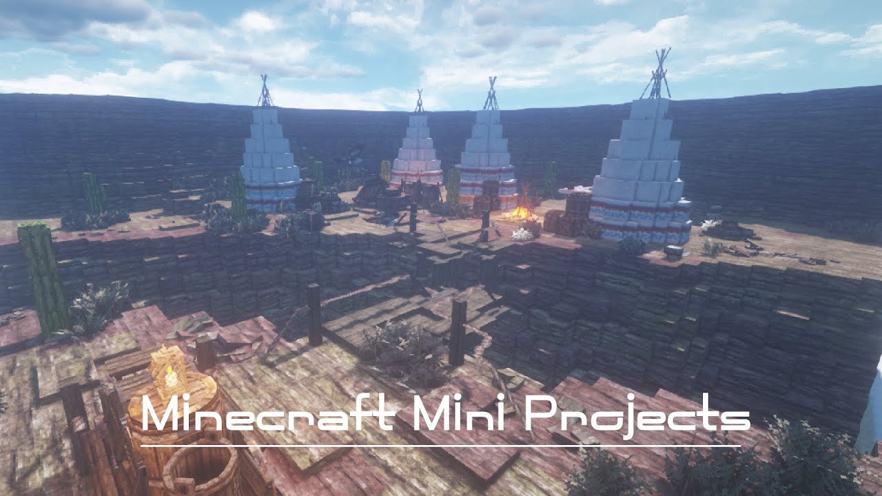 Minecraft Mini Projects - [Rock Cliff Shelter] - YouTube