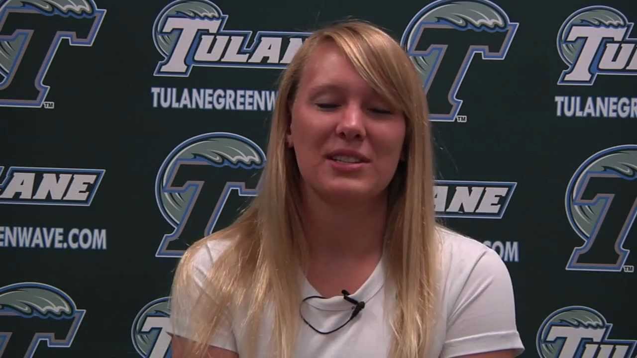 Get To Know...Tulane Swimming & Diving's Laura Turpen - YouTube