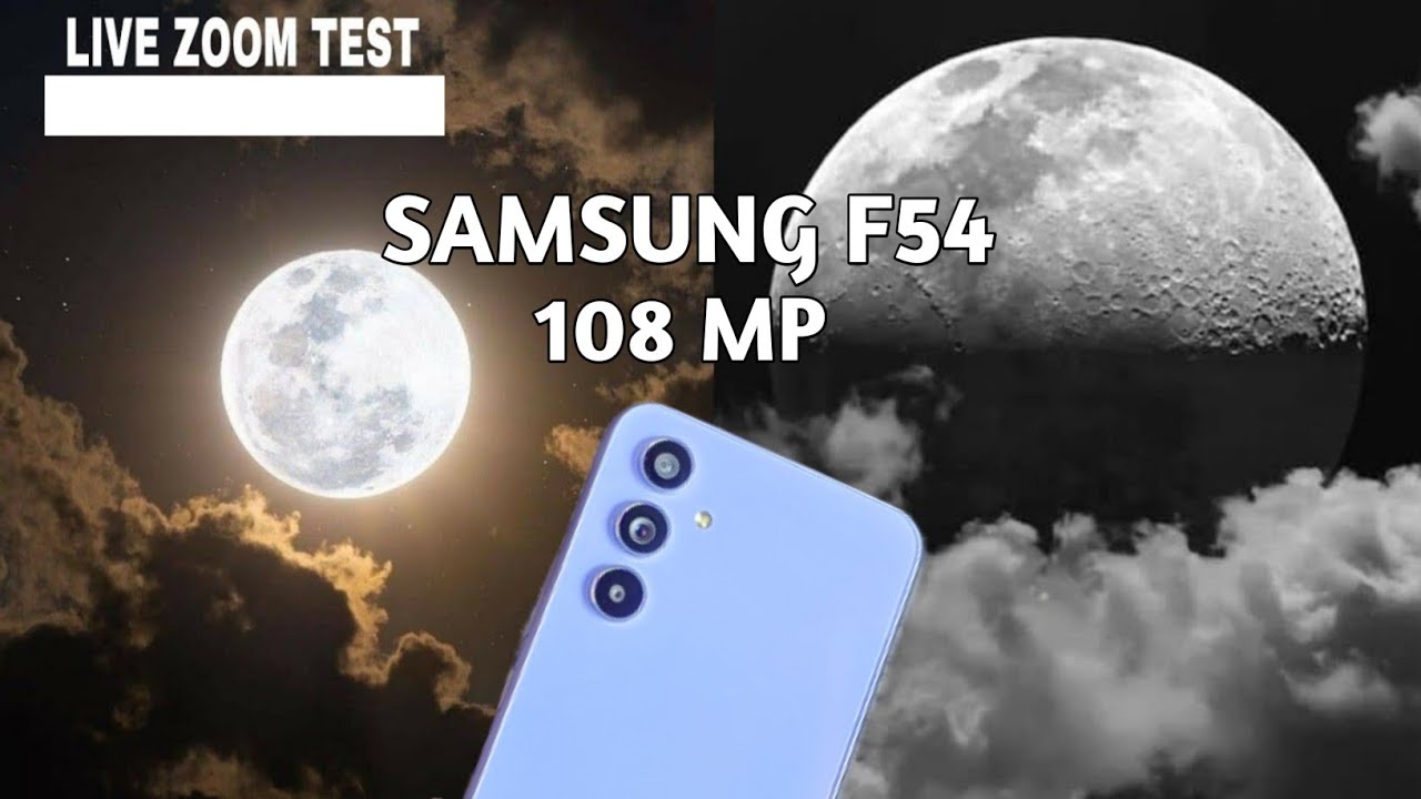 Samsung Galaxy F54 Moon Zoom test | Moon Zoom test Live - YouTube