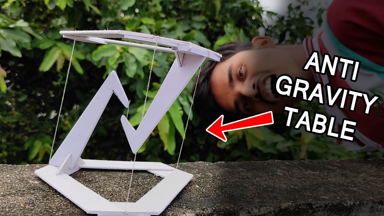 How to Build a Anti Gravity impossible Floating Table ?- is Tensegrity ...