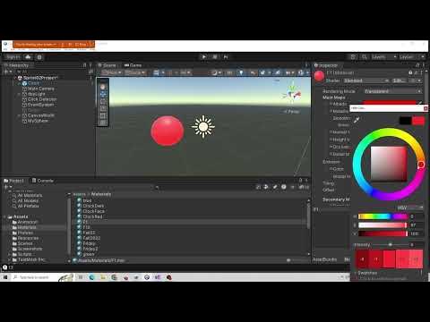 Section03 Week03 Video02 Prefabs Materials Changing Existing Objects - YouTube