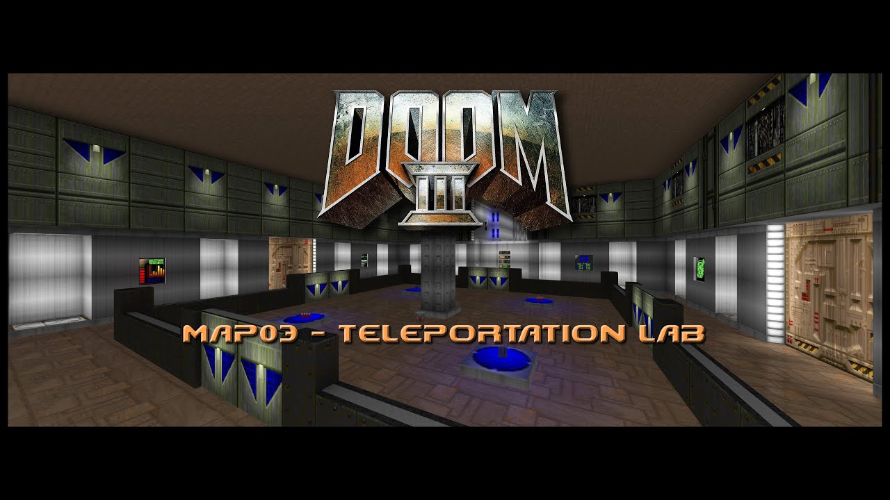 Doom III Playthrough with commentary - Map03 Teleportation Lab - YouTube