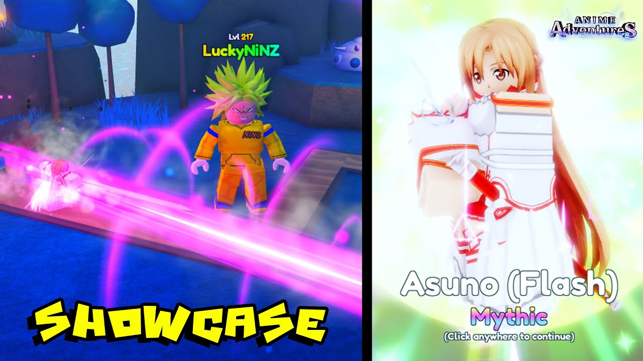 LVL 100 EVOLVED ASUNO (SPECIAL BANNER) SHOWCASE - ANIME ADVENTURES ...