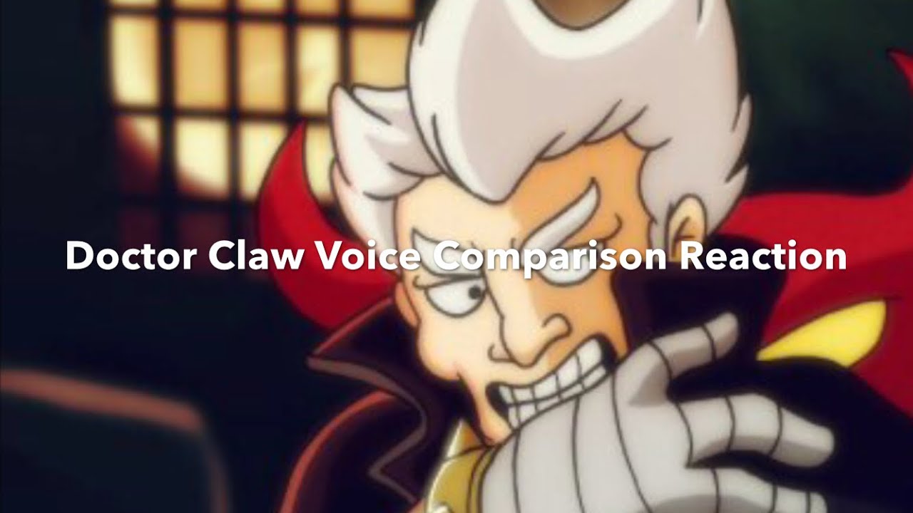Doctor Claw Voice Comparison Reaction - YouTube