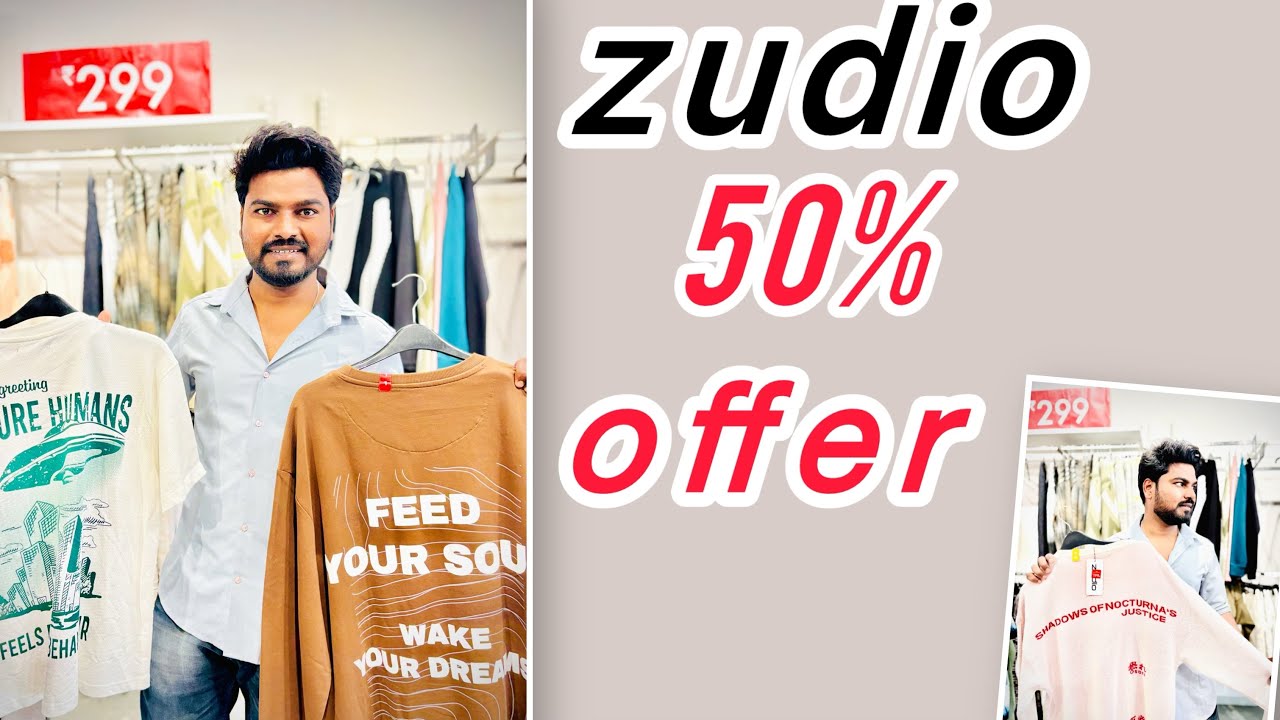 ## zudio 50% offer/ Dec 31 to January 31🤩🙌 - YouTube