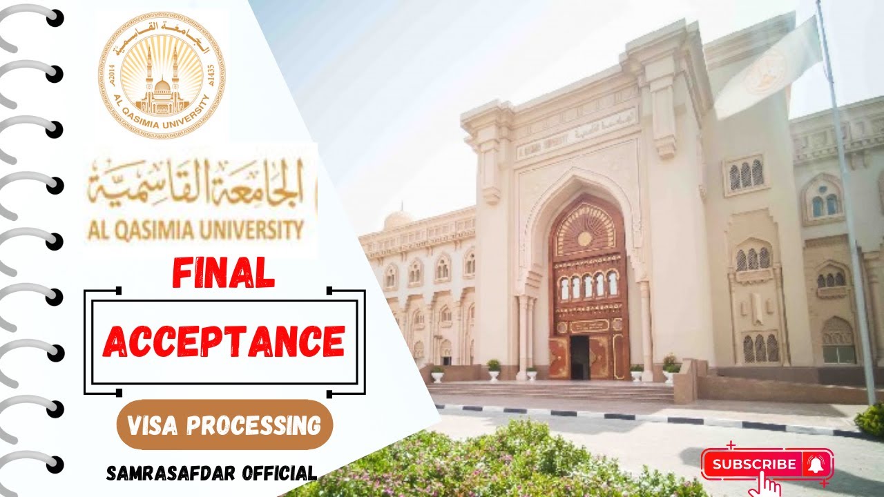 A New Chapter Unfolds!!! Final Acceptance at Al Qasimia University ...